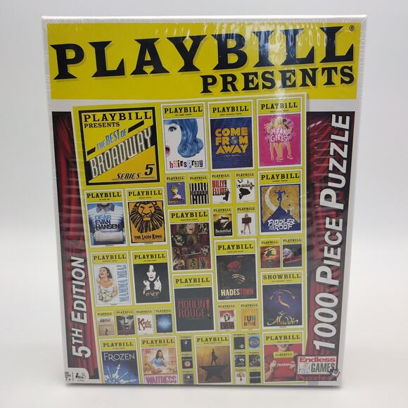 Endless Games | Games | Playbill Presents Best Broadway 00 Piece Jigsaw ...